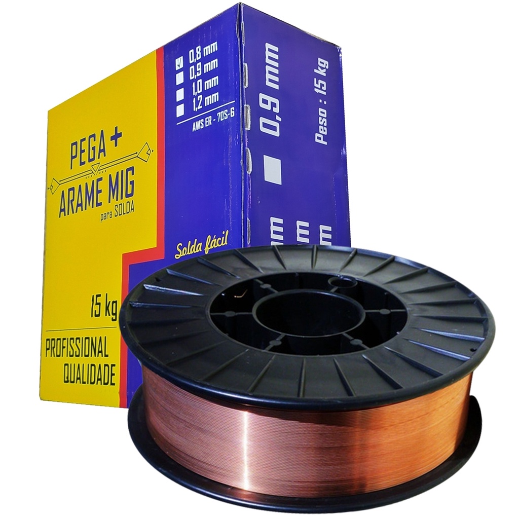 Arame Para Solda Mig 0,8 Mm Capa-capa 15kg Pegatec | Shopee Brasil