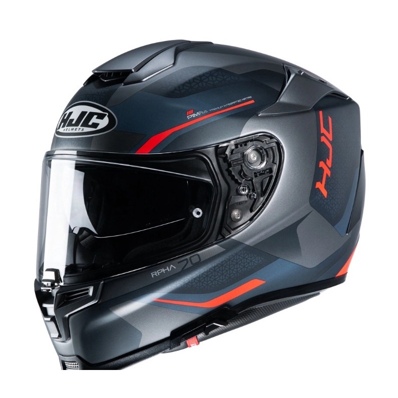 Capacete HJC Rpha 70 Kosis Preto/Azul/Laranja | Shopee Brasil
