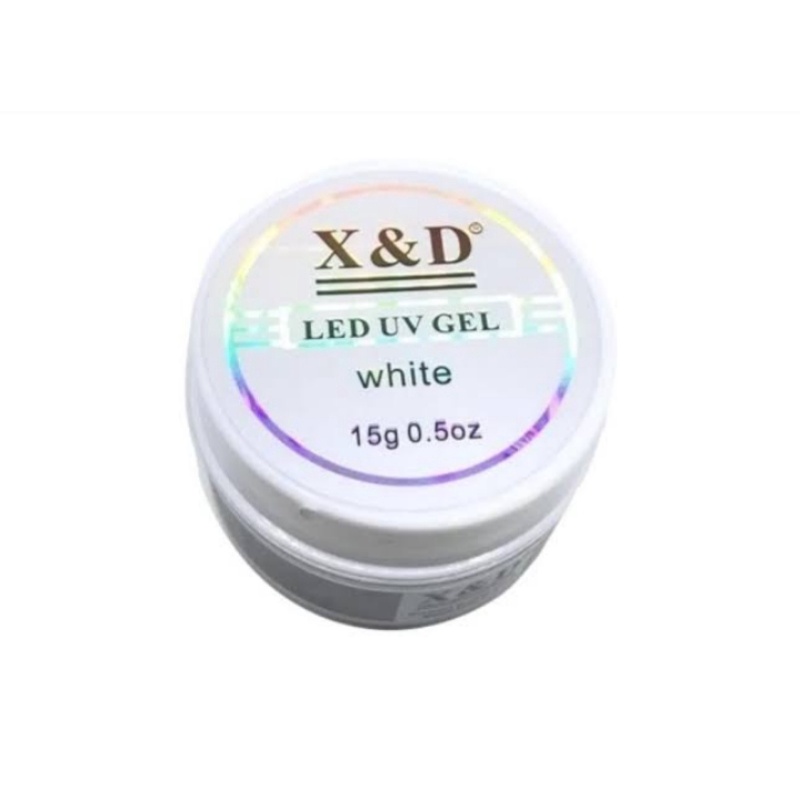 Gel XeD white 15g LED/UV | Shopee Brasil