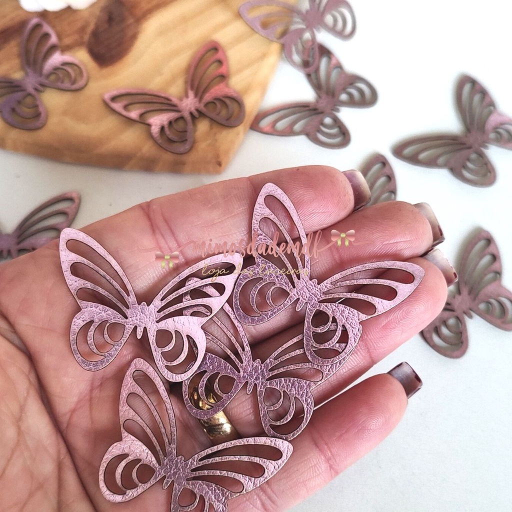 Aplique borboleta vasada lonita p- 10unidades | Shopee Brasil