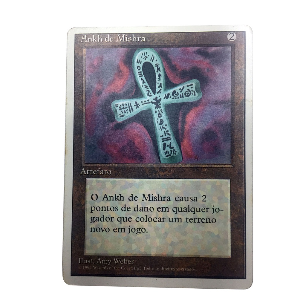 Magic The Gathering MTG Ankh de Mishra / Ankh of Mishra Quarta Edição ...