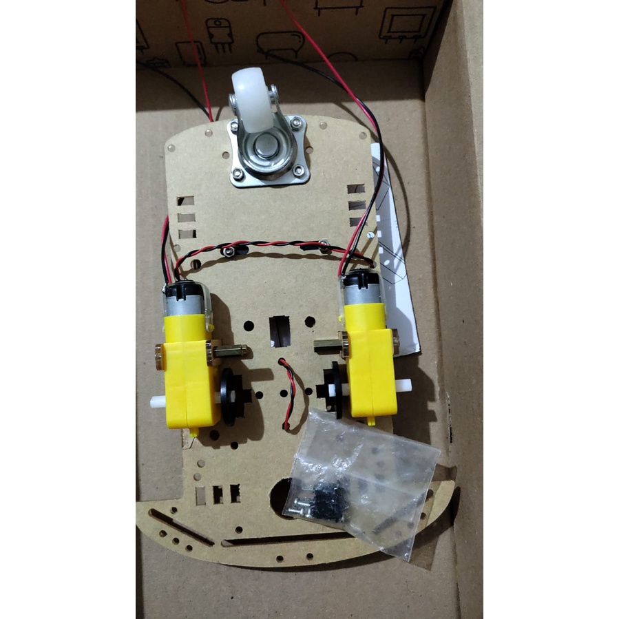 kit Componentes + Chassi 2wd Mdf Arduino Robótica | Shopee Brasil