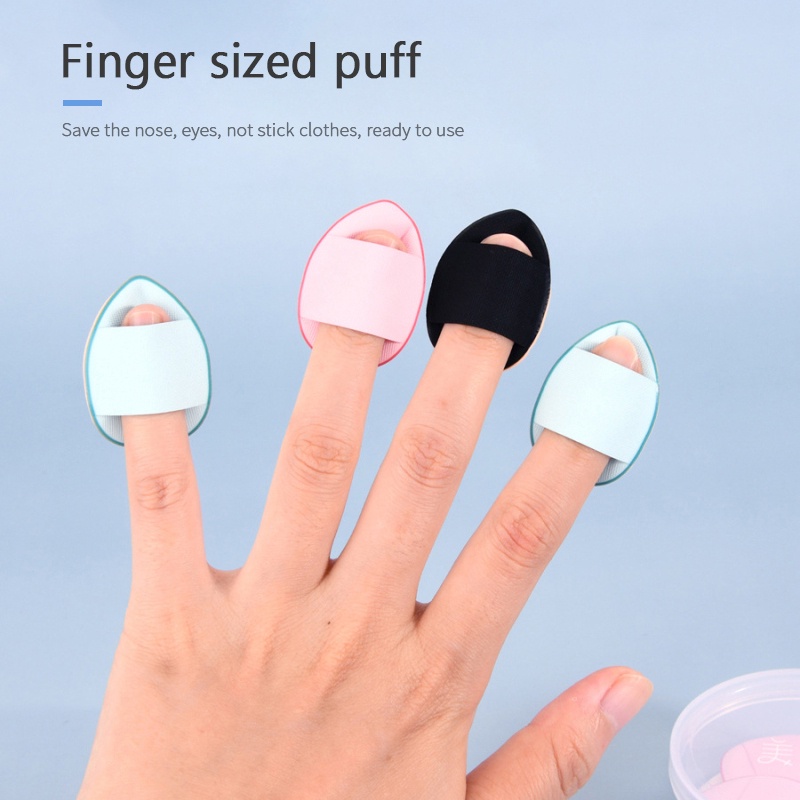 Conjunto de Maquiagem Profissional com Mini Finger Puff e Sponge Face ...