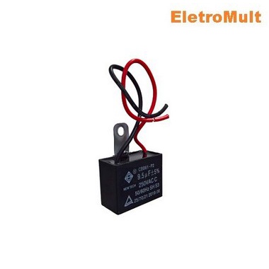 Capacitor de Partida Para Ventilador Mallory 9,5 uF 250 Vac | Shopee Brasil