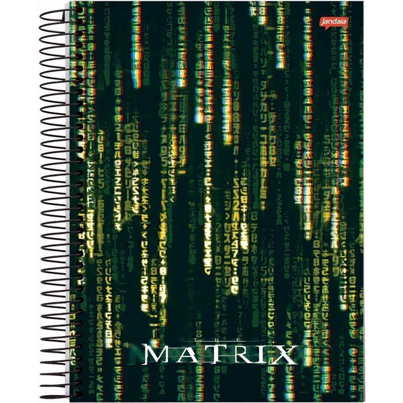 Caderno Espiral Matrix Jandaia 1 Materia 80 Folhas | Shopee Brasil