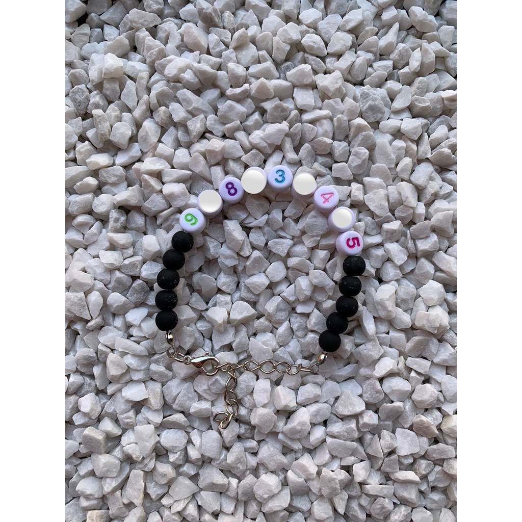 Pulseira Número Celular Data Namoro Aniversário Importante | Shopee Brasil