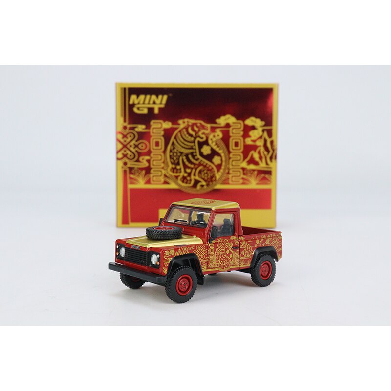 MINI GT 1/64 Land Rover Defender 90 Pickup Ano Novo Modelo Diecast ...