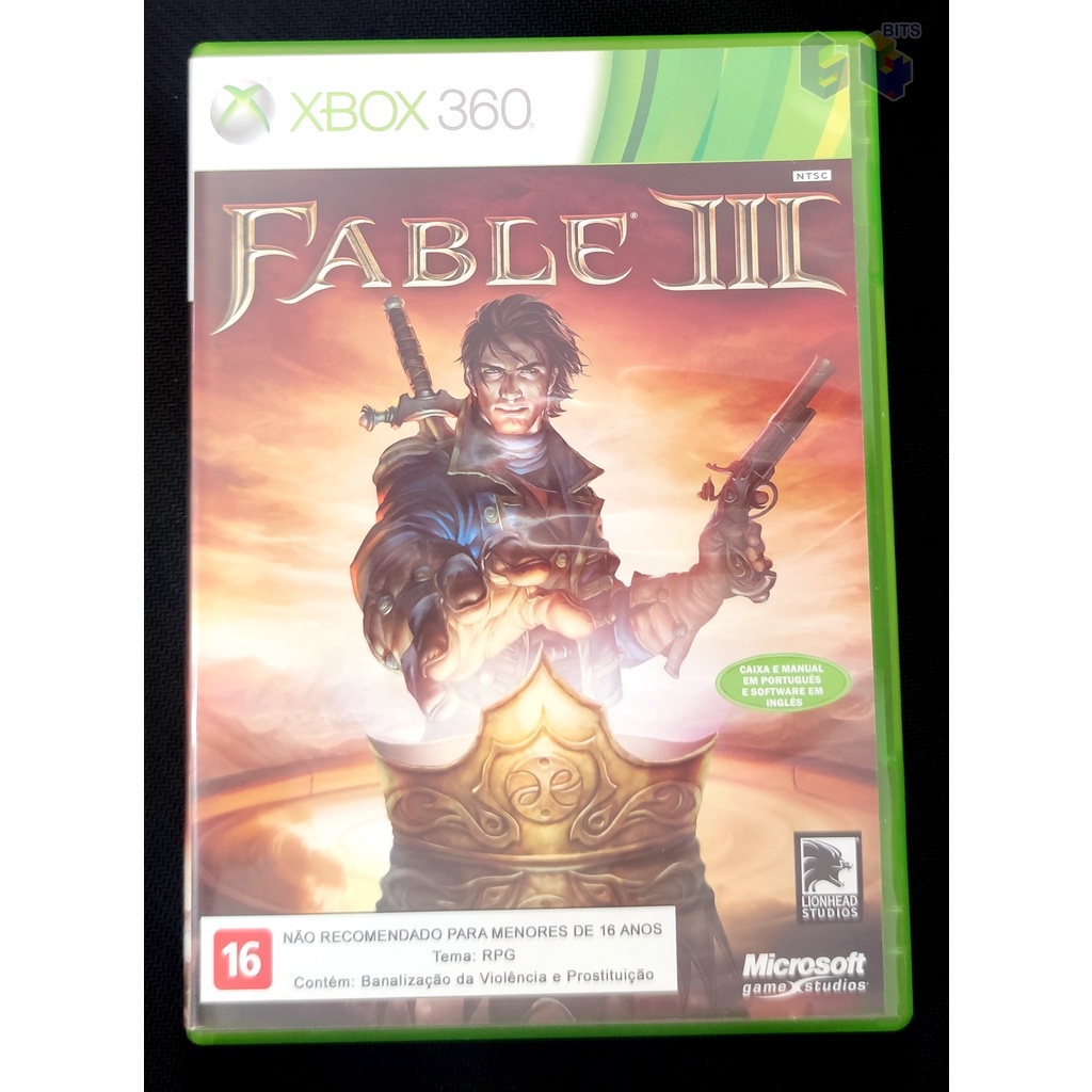 [Xbox 360] Fable 3 Original Físico Seminovo | Shopee Brasil