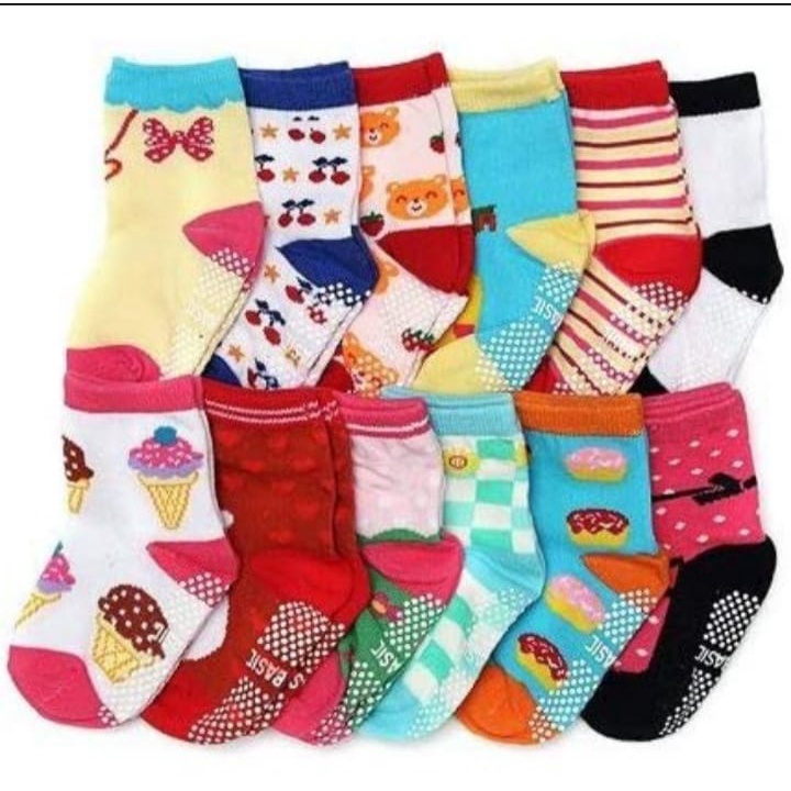 Meia Infantil Menino e Menina Várias Estampas de 0 a 12 anos Envio ...