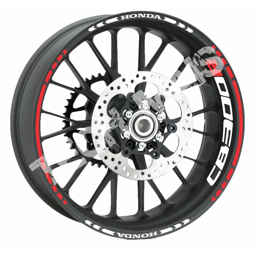 Adesivo Refletivo para CB300R Kit de Friso Refletivo para Roda de Moto ...