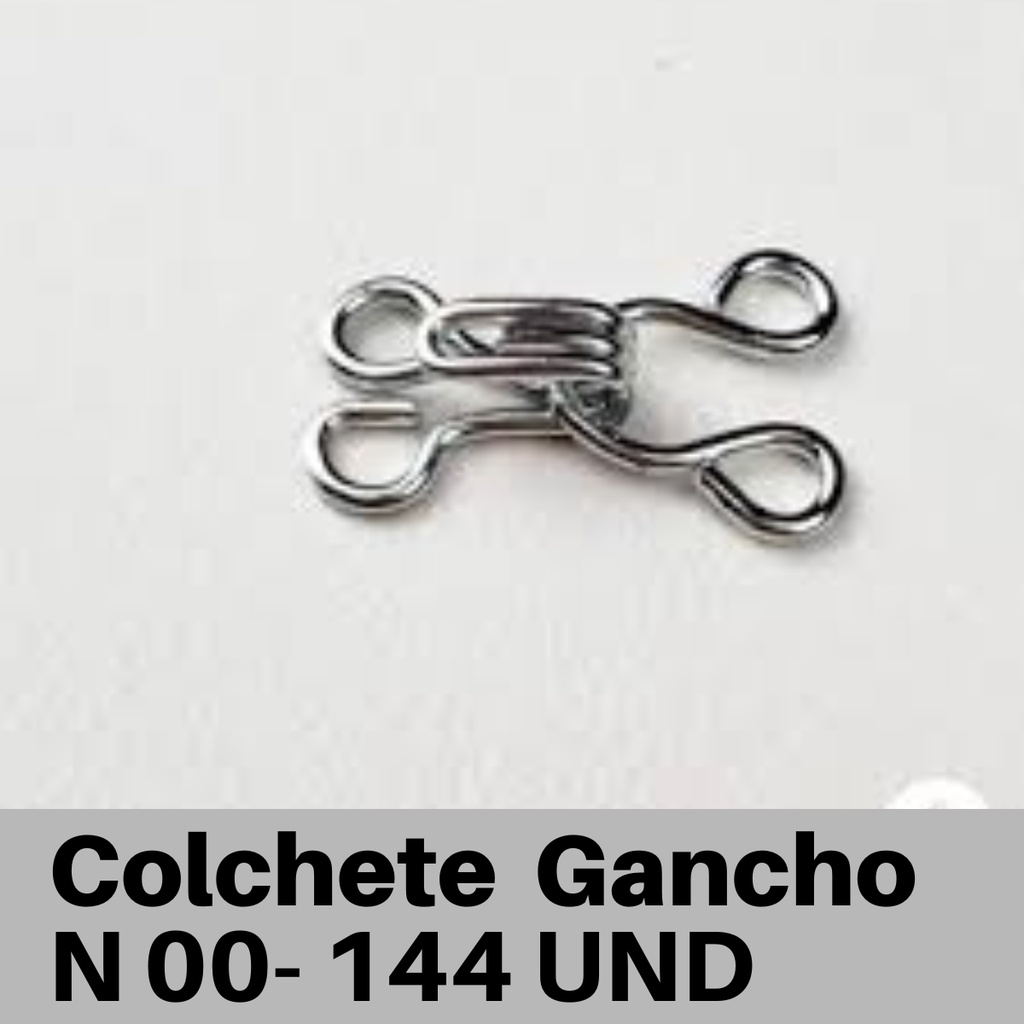 Colchete Gancho Para Roupa Niquelado 144 und | Shopee Brasil