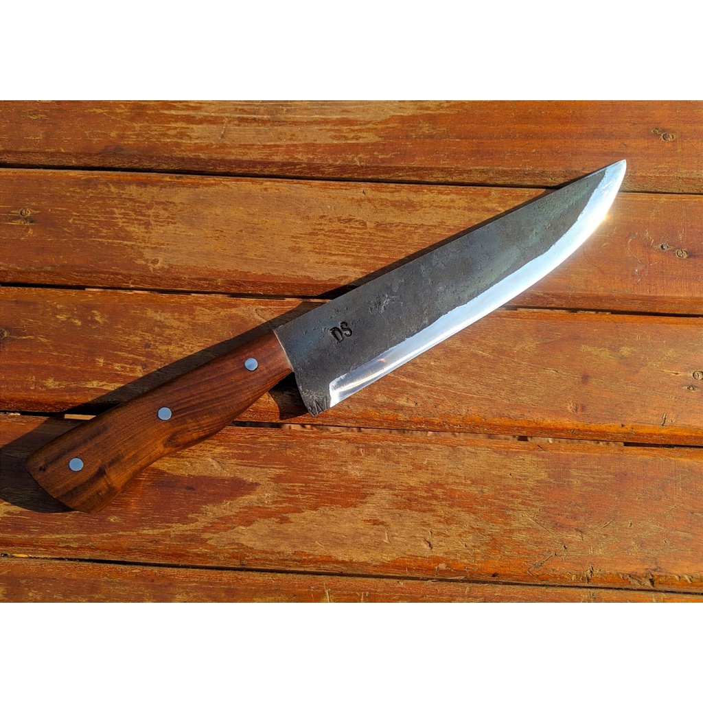 Faca Do Chef, Faca Artesanal de Disco De Arado, Brutforge Com Fio ...