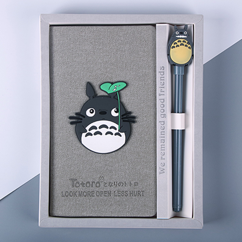 Cute Totoro Doraemon Set Gift Box Cartoon Bloco De Notas Para ...