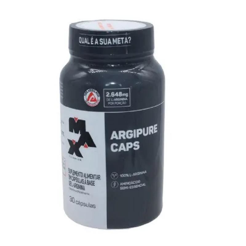 Argipure Cáps - 30 Capsulas - Max Titanium | Shopee Brasil