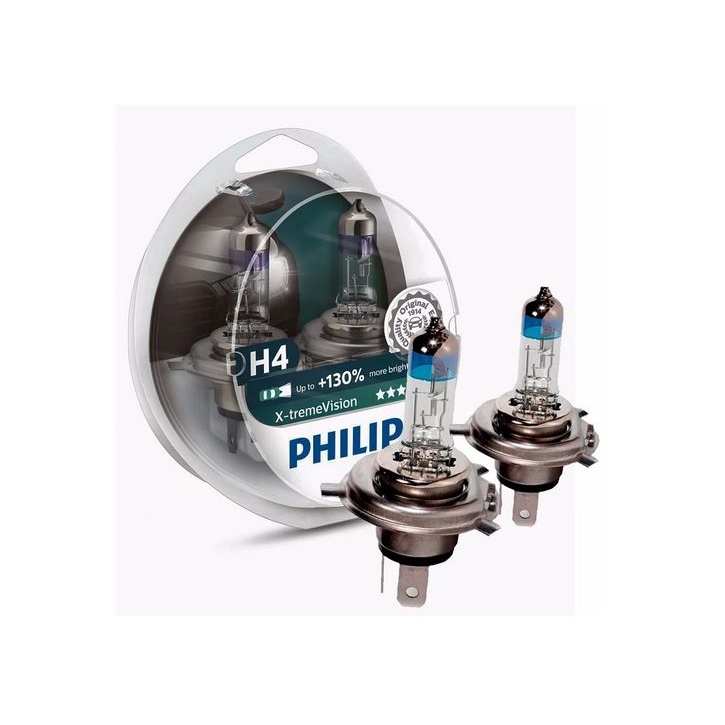 Lampada Philips Xtreme Vision + H4 3700k Par 130% De Alcance | Shopee ...