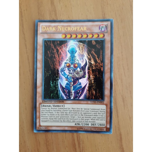 Card Yugioh Dark Necrofear - Ultra rara | Shopee Brasil