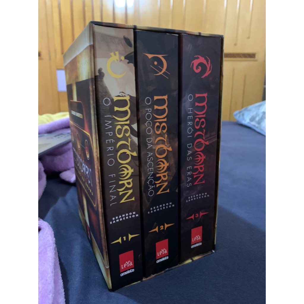 box mistborn 1ª era - brandon sanderson | Shopee Brasil