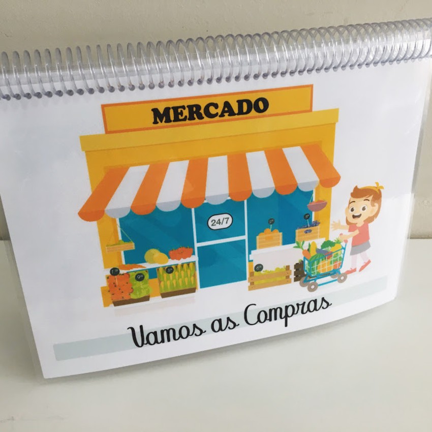 Vamos às compras - Livro de atividades infantil - ampliação de ...
