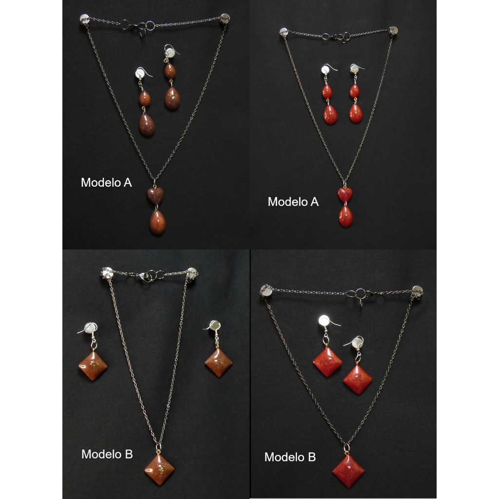 Brinco e Colar - Conjunto Le Ton de Bijou - Bijuteria Artesanal ...