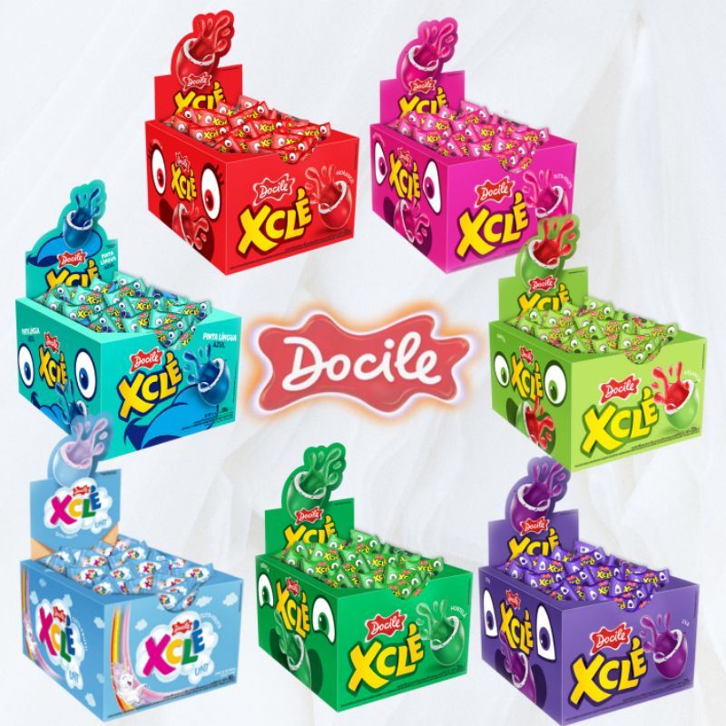 CHICLES RECHEADO XCLÉ 200g | Shopee Brasil