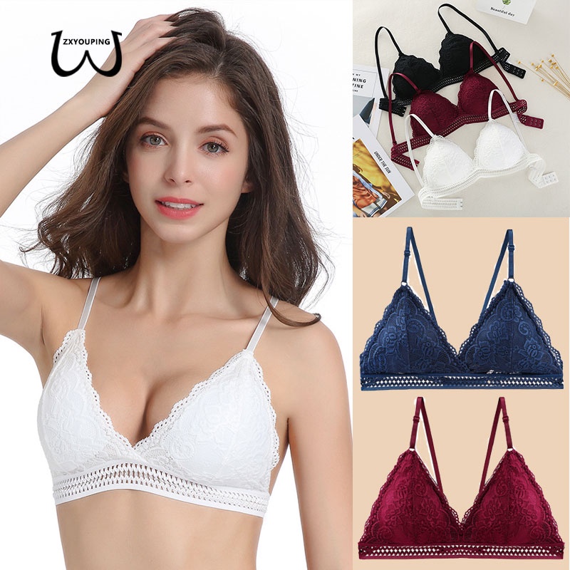 Kit 1 3 Sutiã De Renda Com Bojo Estilo Francês Sem Costura ，sexy Sutiã