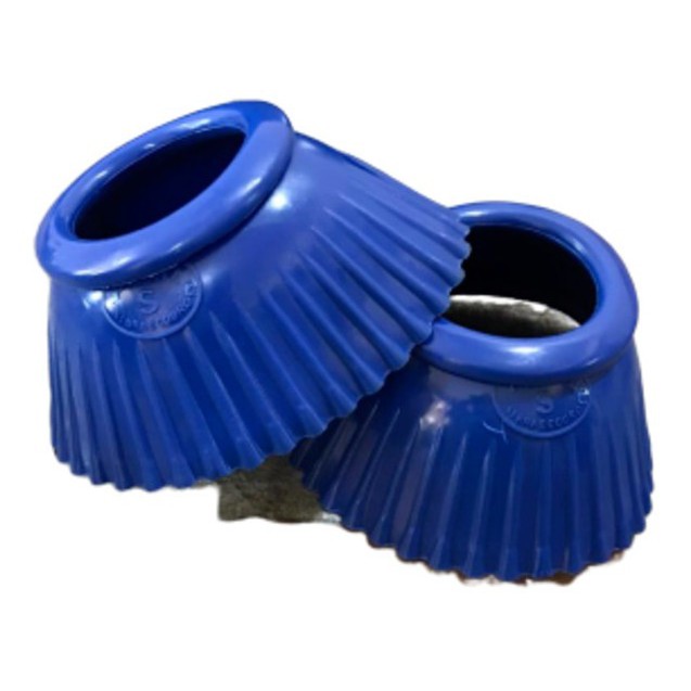 Cloche Azul De Borracha Original Para Montaria De Cavalos | Shopee Brasil