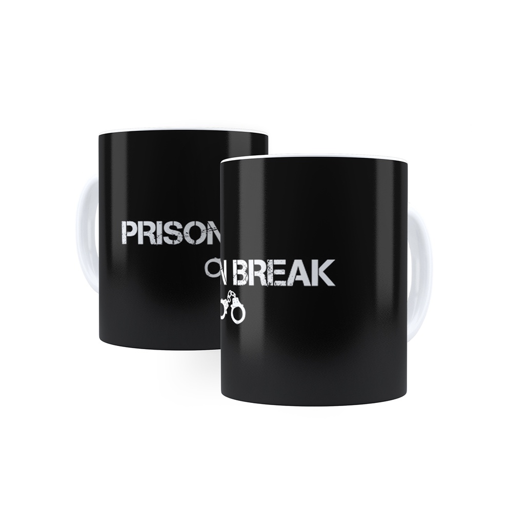 Caneca Prison Break - Xícara Personalizada 325ML Porcelana Cerâmica ...
