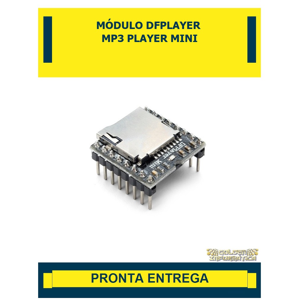 Modulo Dfplayer Mp3 Player Mini | Shopee Brasil