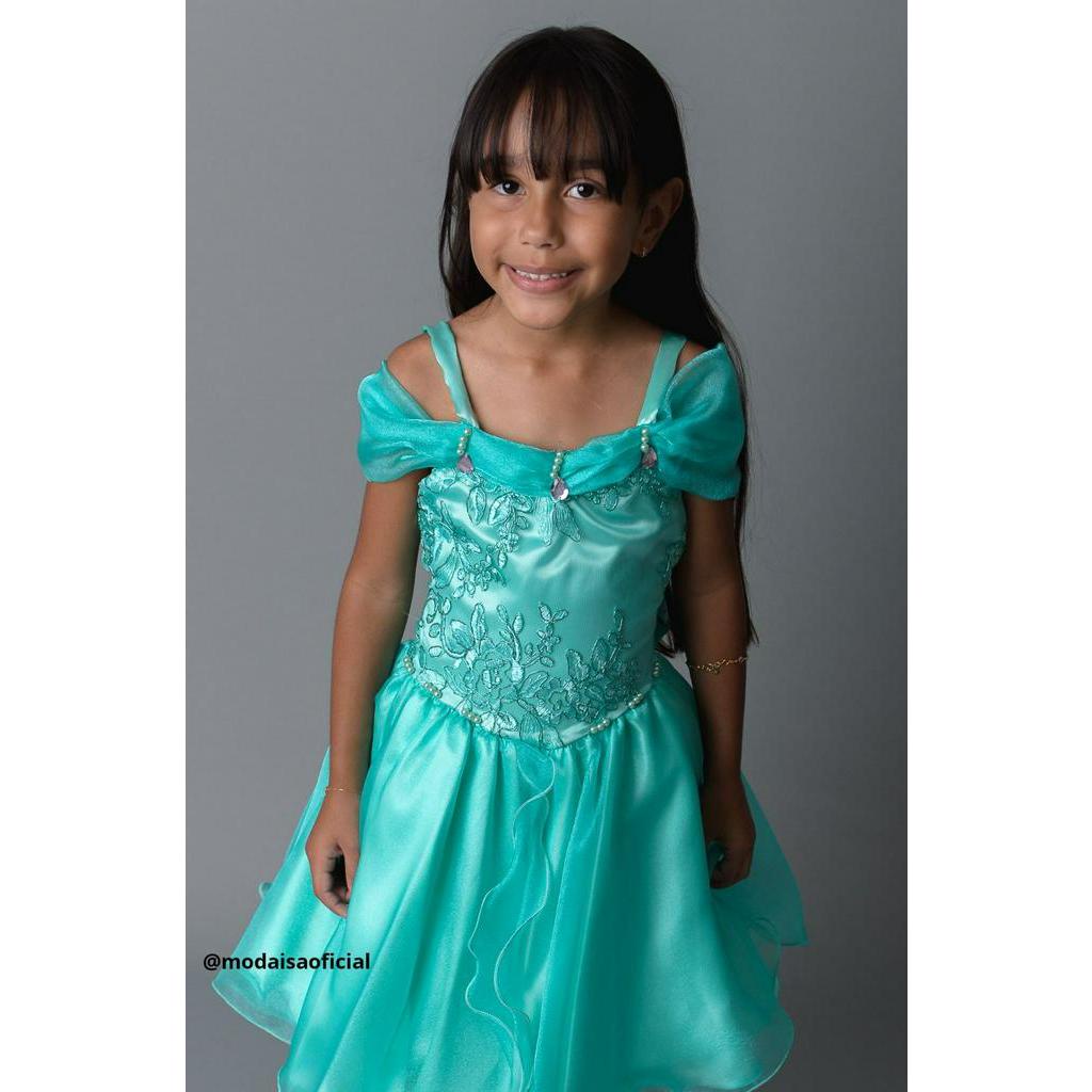 Vestido Verde Jasmine Magia Colorida Ref 81842 | Shopee Brasil