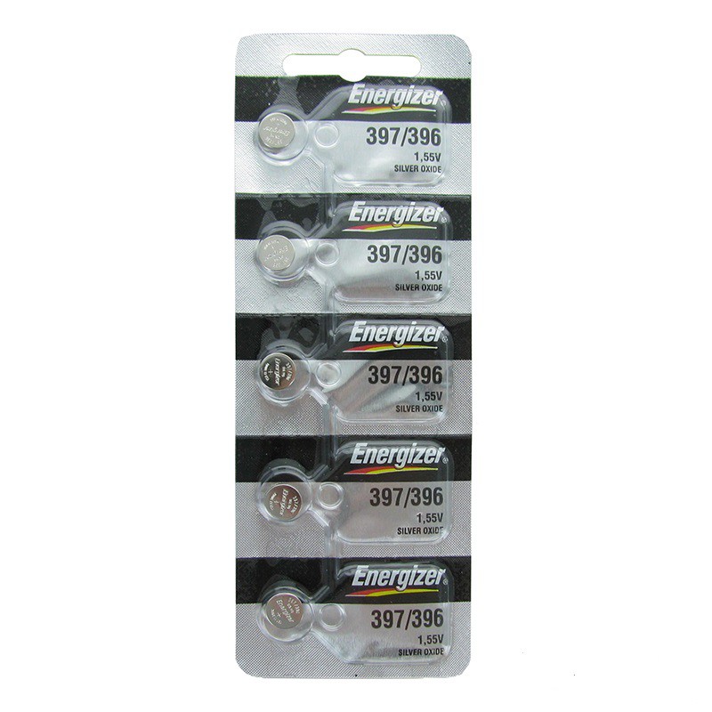 5 Baterias Pilhas Energizer / Murata 397/396/ Sr726 Bateria Original ...