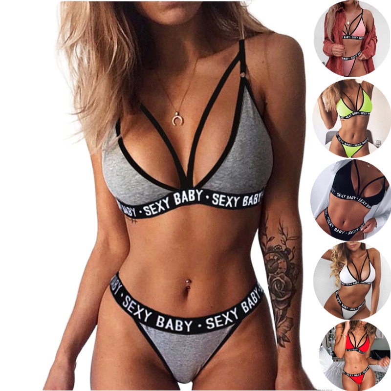 Roupa De Banho Feminina Conjunto Sexy De Biquíni Com Três Pontos E