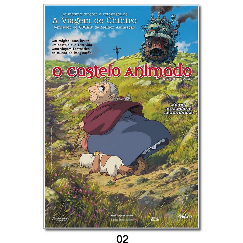 Poster Anime 02 O Castelo Animado | Shopee Brasil