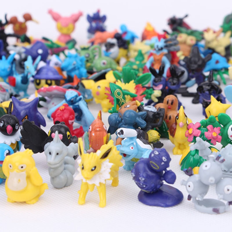 Miniatura Pokemon Go 24 Bonecos Sortidos Pikachu & Cia Action Figure ...