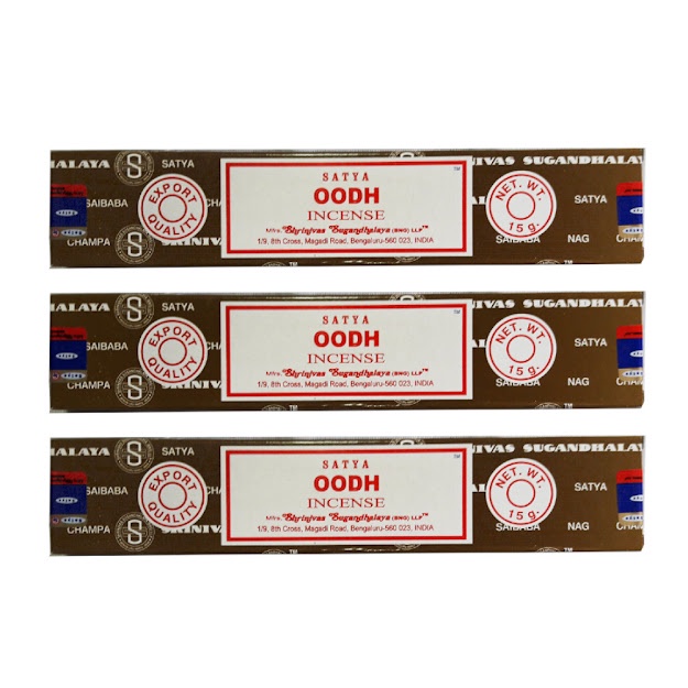 Kit com 3 Incenso Satya Oodh 15g | Shopee Brasil