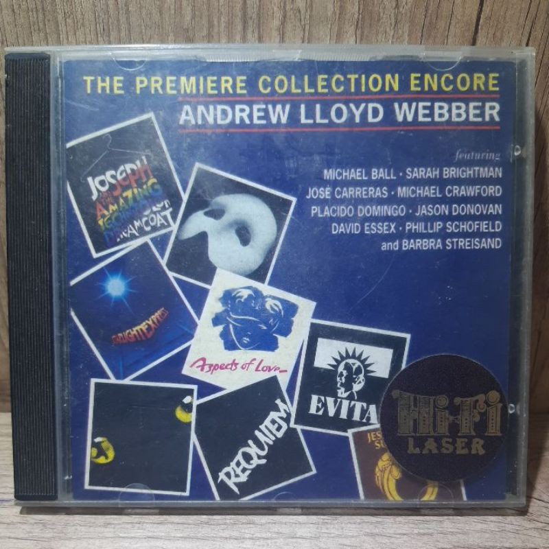 CD The Premiere Collection Encore - Andrew Lloyd Webber | Shopee Brasil
