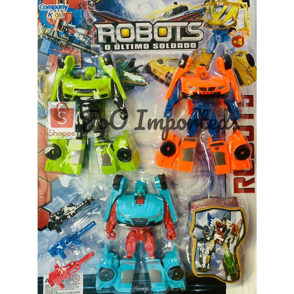 Brinquedo Infantil Transformers Optimus Prime Bumblebe Transformer Robô ...