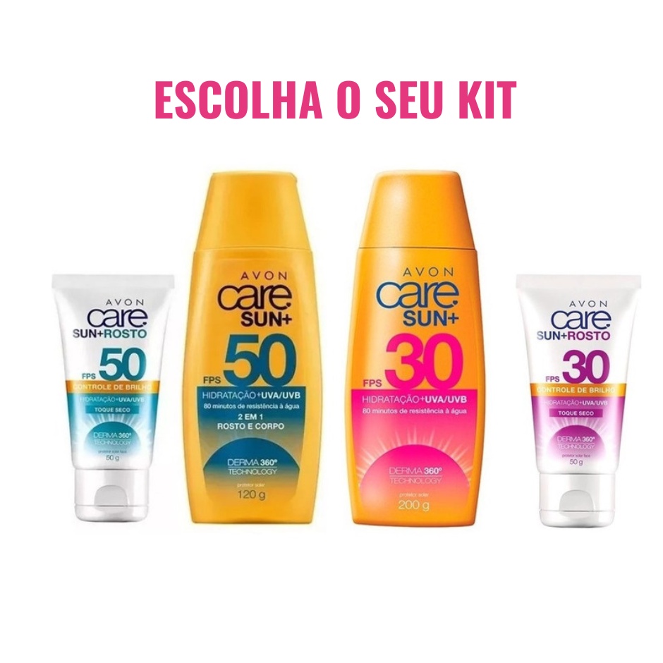 Protetor Solar 2 Em 1 Rosto E Corpo Fps 50 Avon Care Sun+ | Shopee Brasil