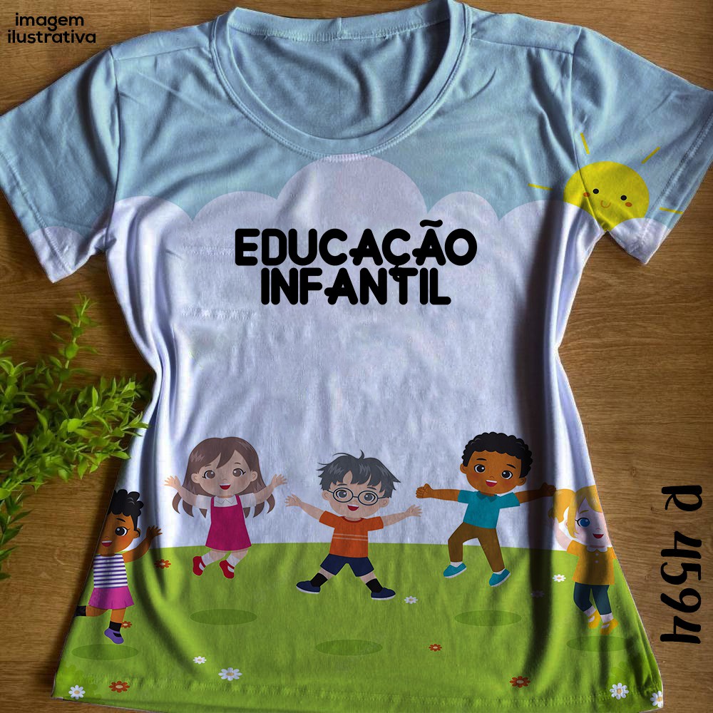 Blusa Educação Infantil Professora | Shopee Brasil
