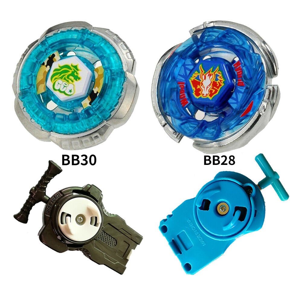 4pcs Burst Beyblade BB28 Tempestade Pegasus Spinning BB30 Rock Leone C ...