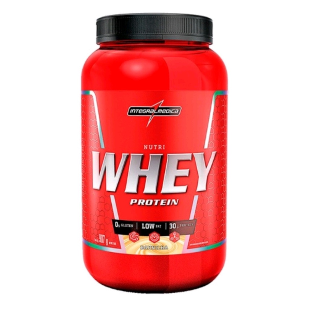 Whey Protein Suplemento Nutri Whey 907g Integral Medica Sabores Whey ...