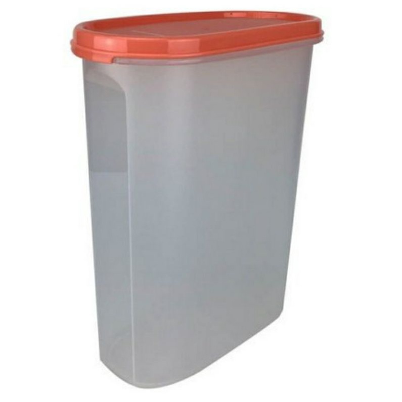 Tupperware Modular Oval 4 Laranja 2,3 litros | Shopee Brasil