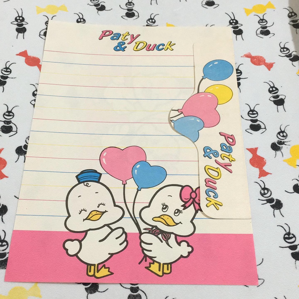 Papel de Carta Paty & Duck 419 | Shopee Brasil