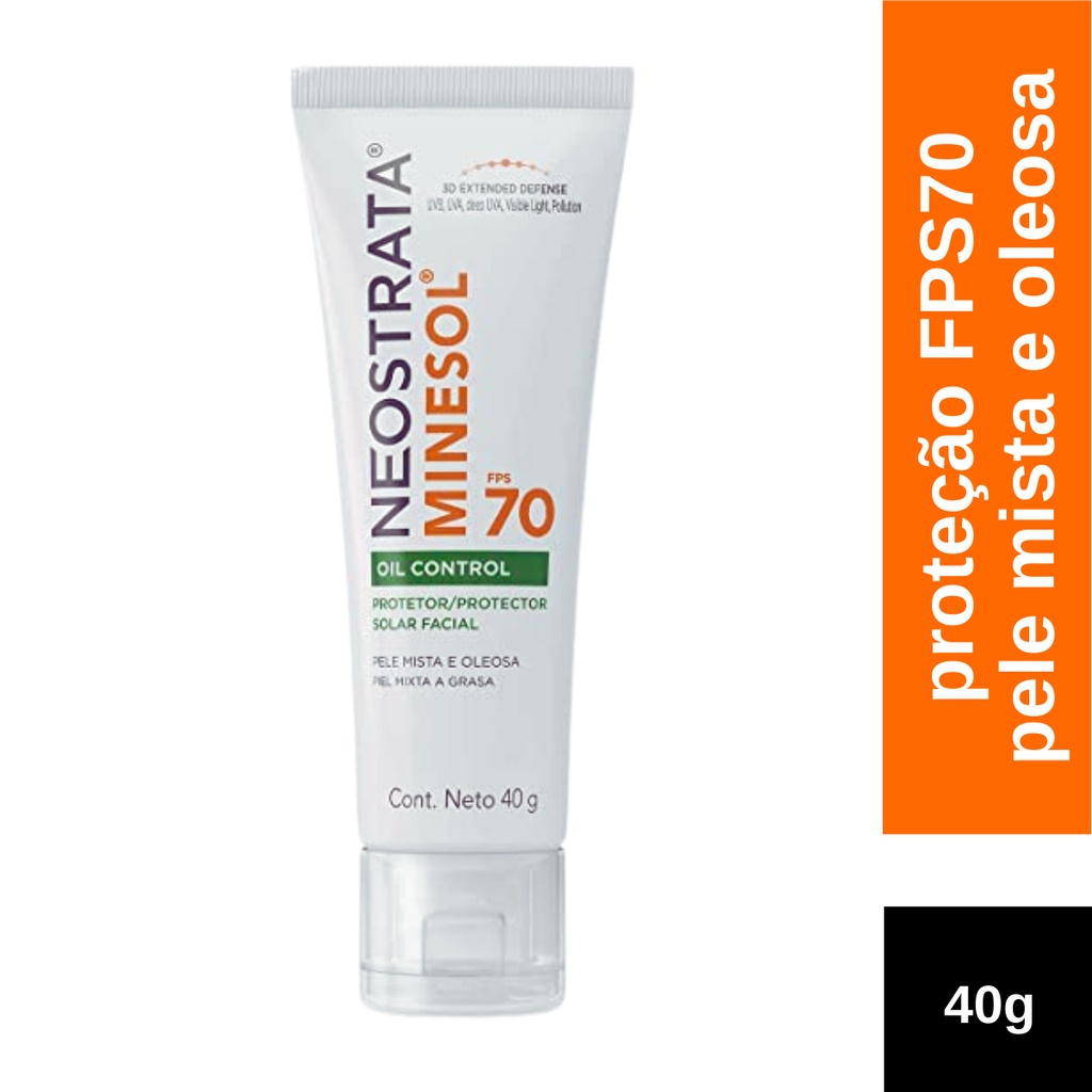 PROTETOR SOLAR FACIAL NEOSTRATA MINESOL OIL CONTROL FPS70 40G | Shopee ...