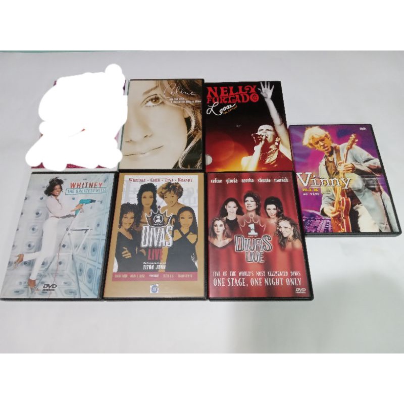 Leia Toda Descrição! Dvd Celine Dion Vinny Whitney Houston Nelly ...