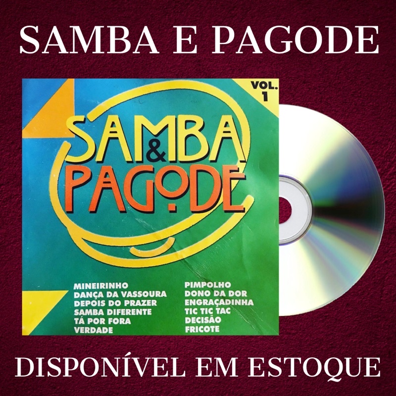CD SAMBA E PAGODE - VOLUME 1 | Shopee Brasil