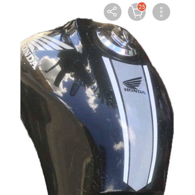 Adesivo Faixa De Tanque Moto Titan Cg 160 150 125 Fan Start | Shopee Brasil