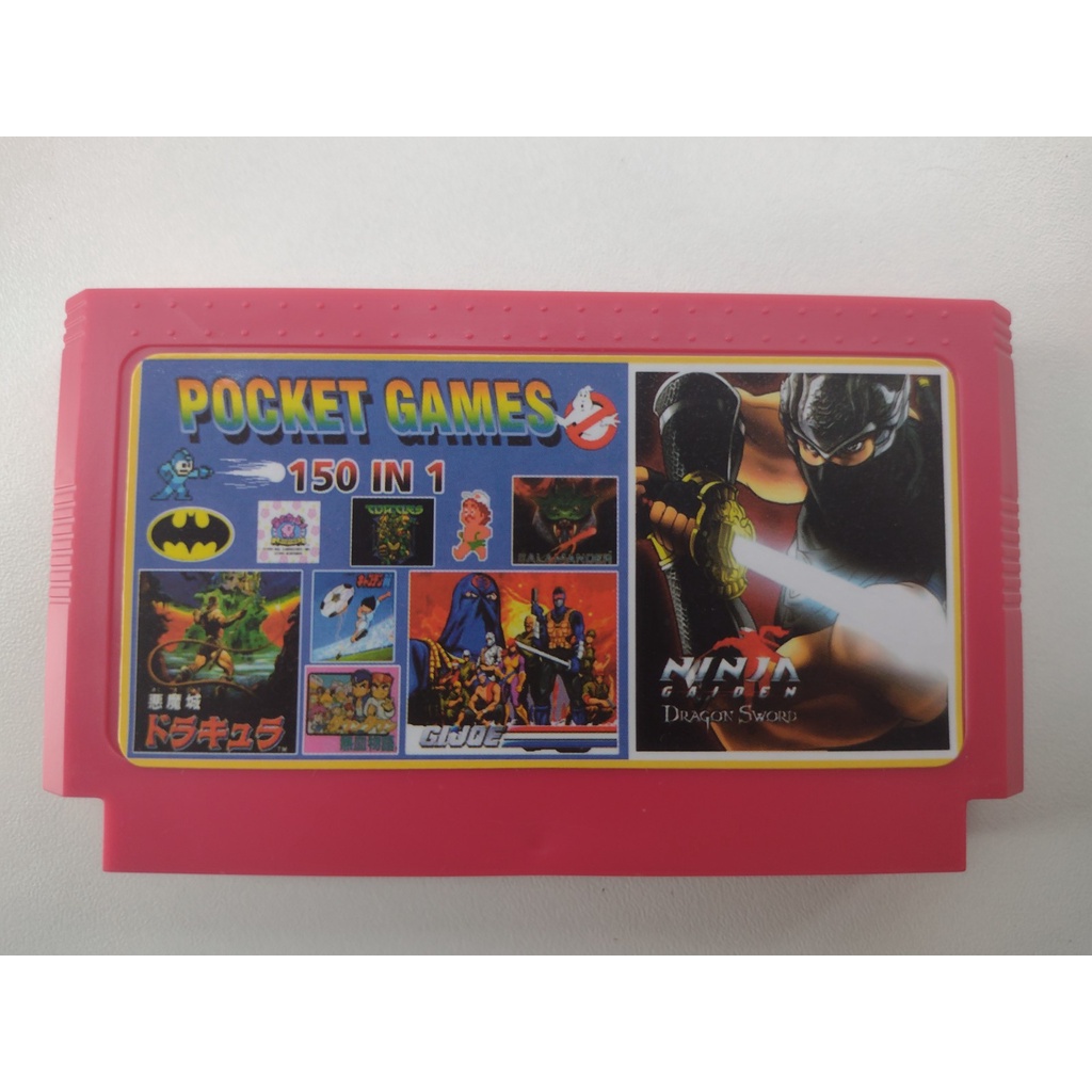 Cartucho de 150 em 1 clássicos do nes nintendinho 8 bits + Brinde Especial | Shopee Brasil