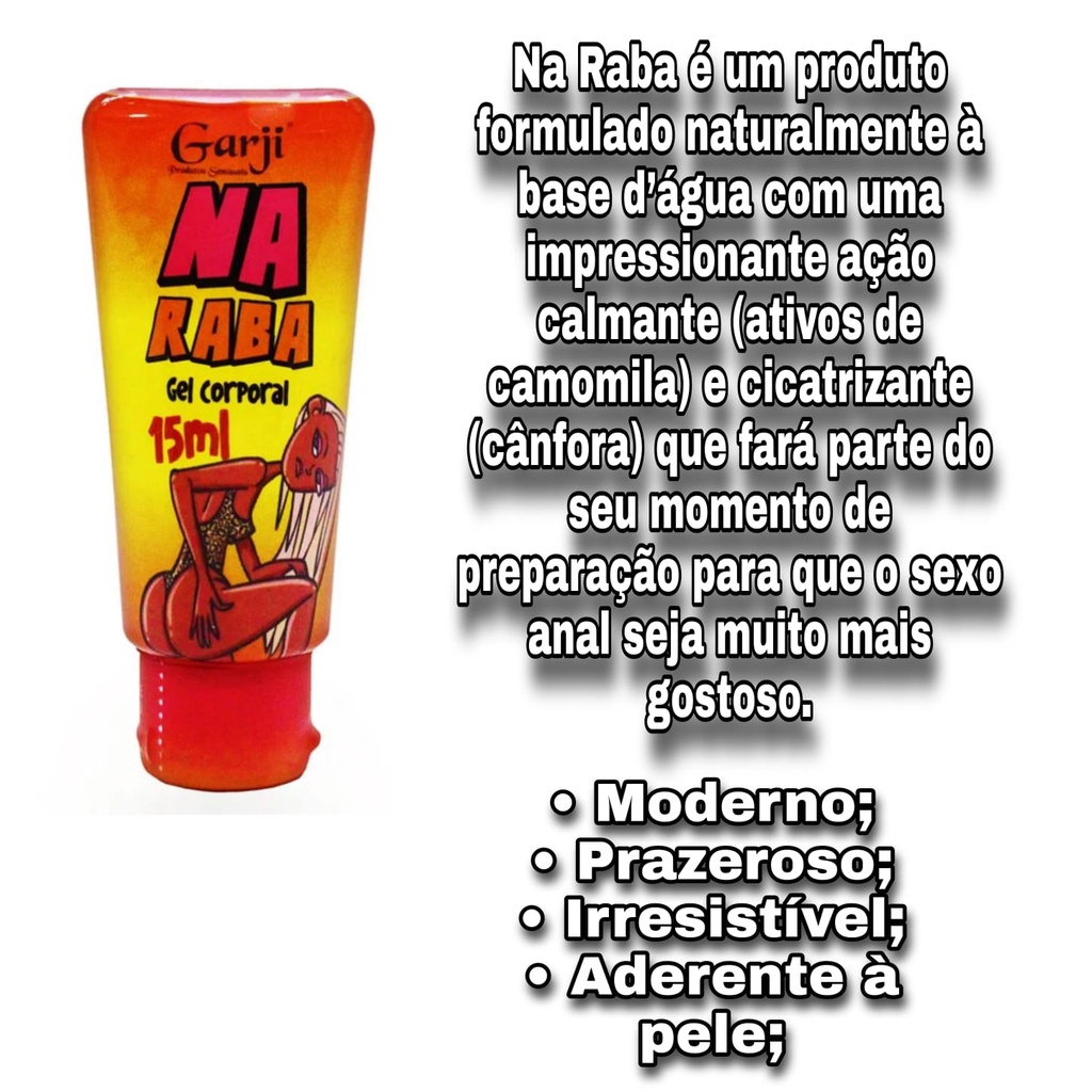 NA RABA GEL DESSENSIBILIZANTE 15ML GARJI | Shopee Brasil