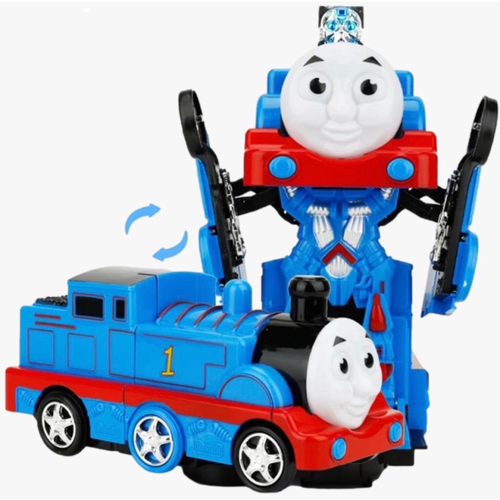Trem Thomas Transformers Robô 2 Em 1 Musical Com Luzes | Shopee Brasil