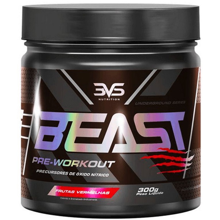 Beast Pre Workout - 300g - 3VS Nutrition | Shopee Brasil